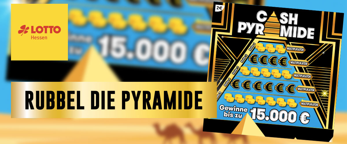 Cash-Pyramide Rubbellos: Neues 2€ Los von Lotto Hessen - Losrubbeln.com