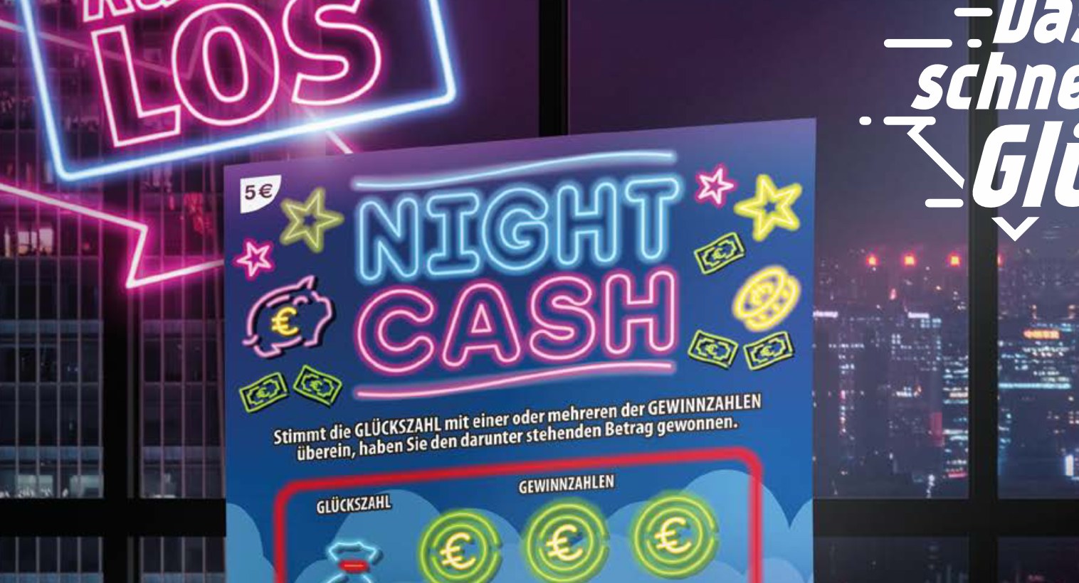 Night Cash Rubbellos von Lotto BW - Losrubbeln.com
